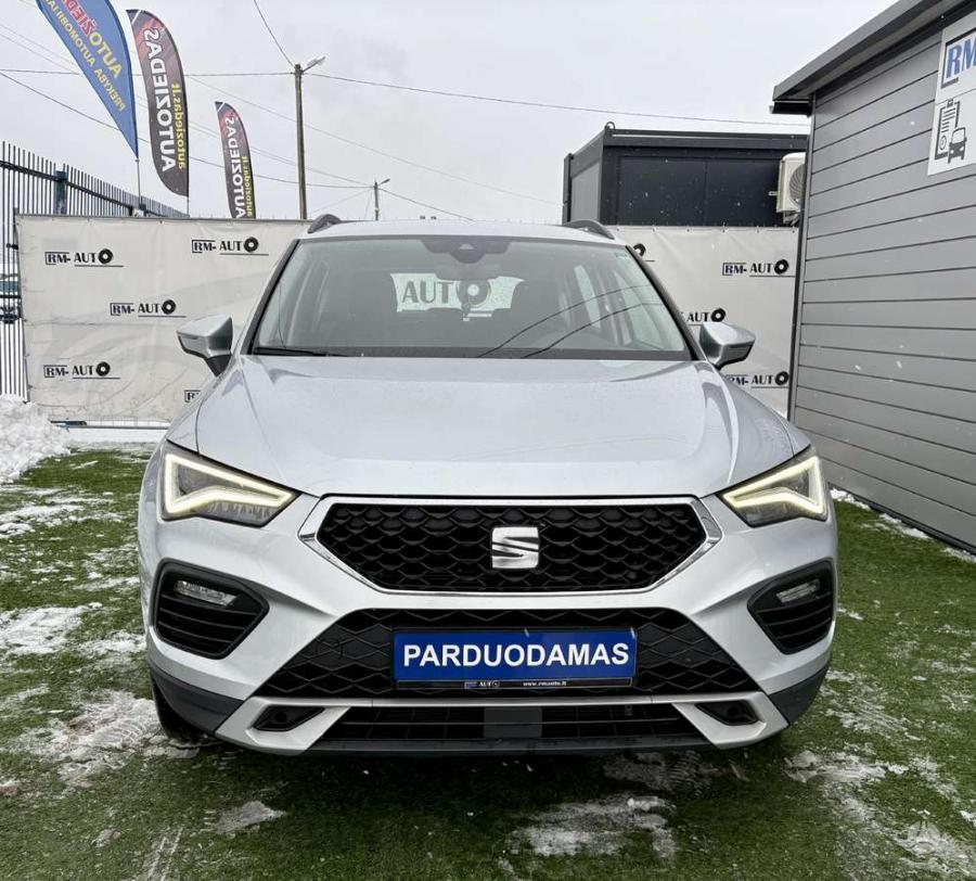 Серый Сеат Ateca 2022 в Паневежис, объемом двигателя 1.97 л и пробегом 121 тыс. км за 17500 €, фото 3 на AUTOMOTO.COM.LV