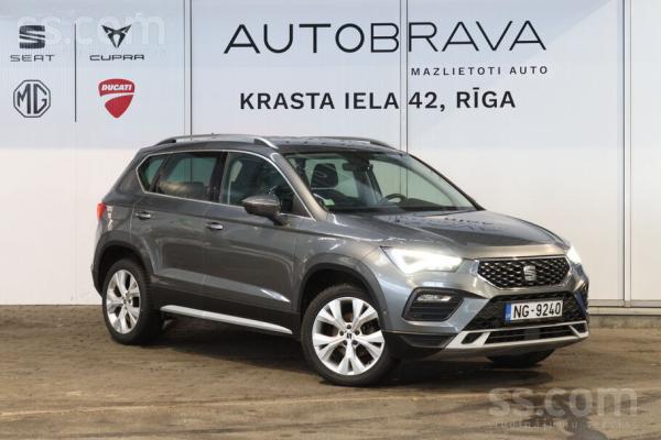 Grey SEAT Ateca 2022 in Riga, with an engine capacity of 1.50 L and mileage of 151 thousand km for 16490 €, photo 3 on AUTOMOTO.COM.LV