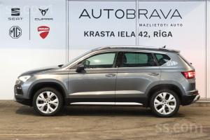 Grey SEAT Ateca 2022 in Riga, with an engine capacity of 1.50 L and mileage of 151 thousand km for 16490 €, photo 4 on AUTOMOTO.COM.LV