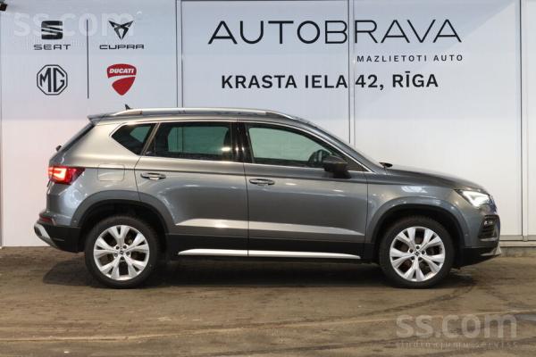 Grey SEAT Ateca 2022 in Riga, with an engine capacity of 1.50 L and mileage of 151 thousand km for 16490 €, photo 5 on AUTOMOTO.COM.LV