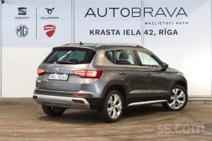 Grey SEAT Ateca 2022 in Riga, with an engine capacity of 1.50 L and mileage of 151 thousand km for 16490 €, photo 6 on AUTOMOTO.COM.LV