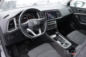 Grey SEAT Ateca 2022 in Riga, with an engine capacity of 1.50 L and mileage of 151 thousand km for 16490 €, photo 9 on AUTOMOTO.COM.LV