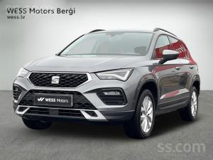 Grey SEAT Ateca 2022 in Riga, with an engine capacity of 2.00 L and mileage of 91 thousand km for 22990 €, photo  on AUTOMOTO.COM.LV