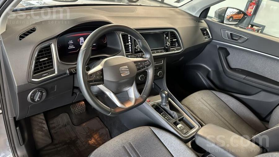 Pelēks SEAT Ateca 2023 Rīga, ar dzinēja tilpumu 1.50 L un nobraukumu 41 tūkst. km par 22900 €, foto 12 vietnē AUTOMOTO.COM.LV