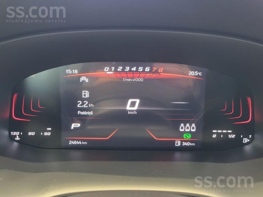 Серый Сеат Ateca 2023 в Рига, объемом двигателя 1.50 л и пробегом 25 тыс. км за 24490 €, фото 10 на AUTOMOTO.COM.LV