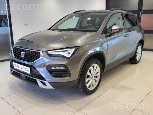Grey SEAT Ateca 2023 in Riga, with an engine capacity of 1.50 L and mileage of 24 thousand km for 24290 €, photo 3 on AUTOMOTO.COM.LV