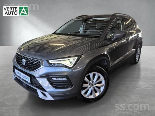 Pelēks SEAT Ateca 2023 Rīga, ar dzinēja tilpumu 1.50 L un nobraukumu 24 tūkst. km par 23490 €, foto 1 vietnē AUTOMOTO.COM.LV