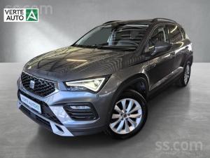 Grey SEAT Ateca 2023 in Riga, with an engine capacity of 1.50 L and mileage of 24 thousand km for 23490 €, photo 1 on AUTOMOTO.COM.LV