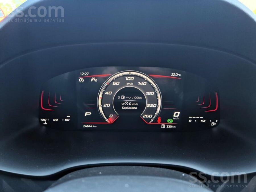 Grey SEAT Ateca 2023 in Riga, with an engine capacity of 1.50 L and mileage of 24 thousand km for 23490 €, photo 12 on AUTOMOTO.COM.LV