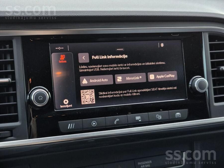 Grey SEAT Ateca 2023 in Riga, with an engine capacity of 1.50 L and mileage of 24 thousand km for 23490 €, photo 18 on AUTOMOTO.COM.LV