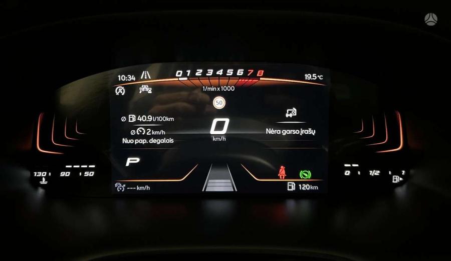 Серый Сеат Ateca 2023 в Клайпеда, объемом двигателя 1.98 л и пробегом 162 тыс. км за 21000 €, фото 14 на AUTOMOTO.COM.LV