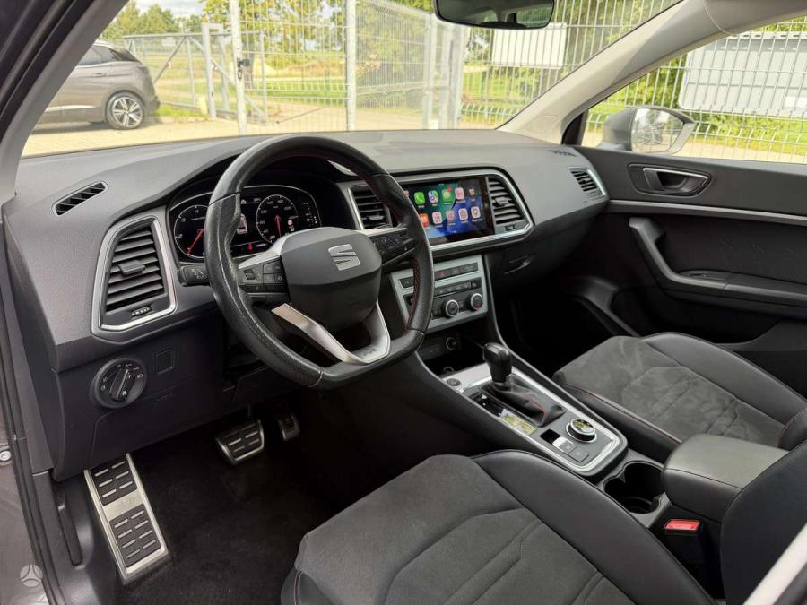 Grey SEAT Ateca 2023 in Siauliai, with an engine capacity of 1.97 L and mileage of 137 thousand km for 21990 €, photo 13 on AUTOMOTO.COM.LV
