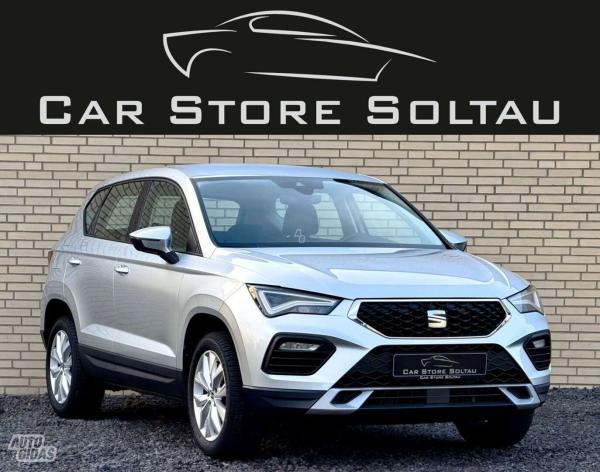 Grey SEAT Ateca 2024 in Kaunas, with an engine capacity of 1.50 L and mileage of 30 thousand km for 25647 €, photo 1 on AUTOMOTO.COM.LV