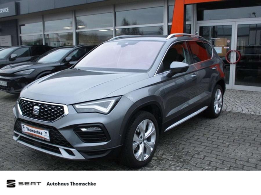 Grey SEAT Ateca 2024 in Kaunas, with an engine capacity of 1.50 L and mileage of 21 thousand km for 32690 €, photo 1 on AUTOMOTO.COM.LV