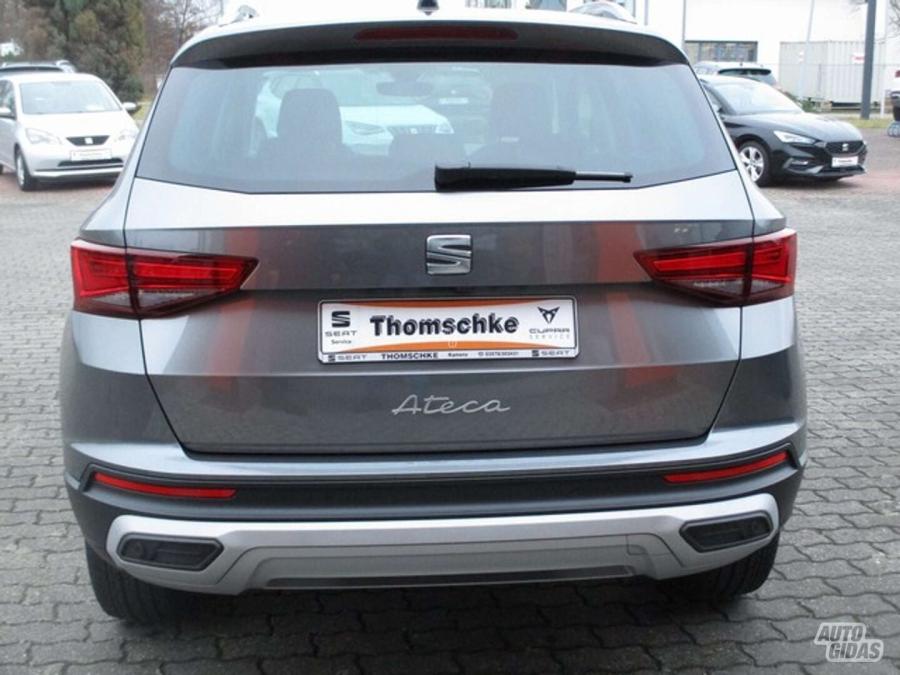Grey SEAT Ateca 2024 in Kaunas, with an engine capacity of 1.50 L and mileage of 21 thousand km for 32690 €, photo 5 on AUTOMOTO.COM.LV