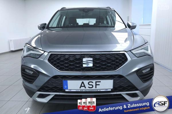 Grey SEAT Ateca 2024 in Kaunas, with an engine capacity of 1.50 L and mileage of 21 thousand km for 29522 €, photo 3 on AUTOMOTO.COM.LV