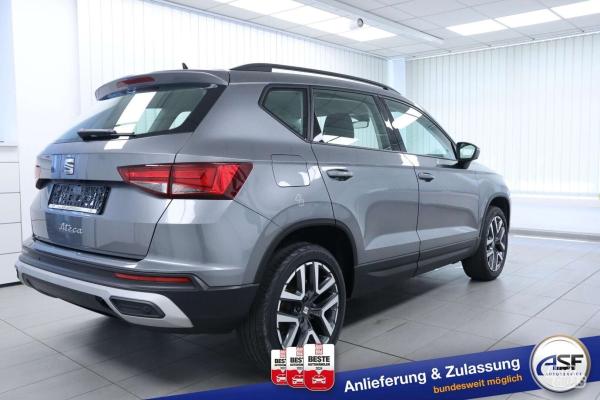 Grey SEAT Ateca 2024 in Kaunas, with an engine capacity of 1.50 L and mileage of 21 thousand km for 29522 €, photo 8 on AUTOMOTO.COM.LV
