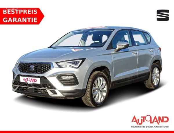 Grey SEAT Ateca 2024 in Kaunas, with an engine capacity of 1.50 L and mileage of 29 thousand km for 27499 €, photo 1 on AUTOMOTO.COM.LV