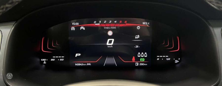 Pelēks SEAT Ateca 2024 Kauņa, ar dzinēja tilpumu 1.97 L un nobraukumu 146 tūkst. km par 18900 €, foto 6 vietnē AUTOMOTO.COM.LV