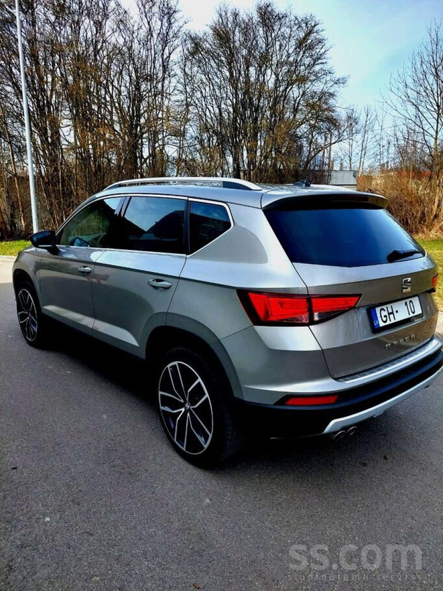 Grey SEAT Ateca 2017 in Riga, with an engine capacity of 2.00 L and mileage of 227 thousand km for 13900 €, photo 3 on AUTOMOTO.COM.LV