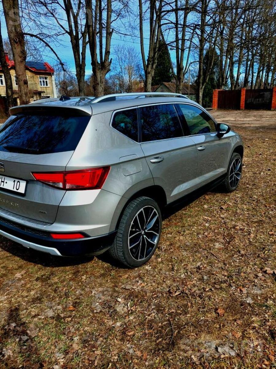 Grey SEAT Ateca 2017 in Riga, with an engine capacity of 2.00 L and mileage of 227 thousand km for 13900 €, photo 6 on AUTOMOTO.COM.LV