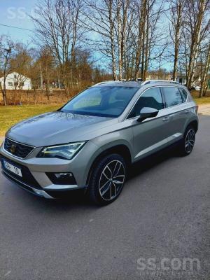Grey SEAT Ateca 2017 in Riga, with an engine capacity of 2.00 L and mileage of 227 thousand km for 13900 €, photo 8 on AUTOMOTO.COM.LV