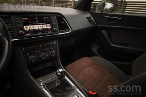 Grey SEAT Ateca 2017 in Riga, with an engine capacity of 2.00 L and mileage of 227 thousand km for 13900 €, photo 15 on AUTOMOTO.COM.LV