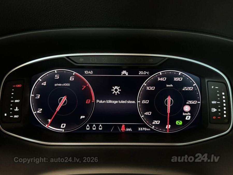 Grey SEAT Ateca 2024 in Tallinn, with an engine capacity of 1.50 L and mileage of 3 thousand km for 34900 €, photo 11 on AUTOMOTO.COM.LV
