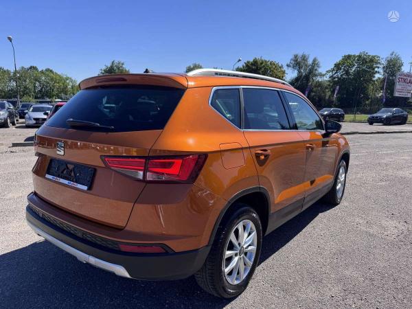 Orange SEAT Ateca 2018 in Alytus, with an engine capacity of 1.97 L and mileage of 260 thousand km for 15150 €, photo 7 on AUTOMOTO.COM.LV