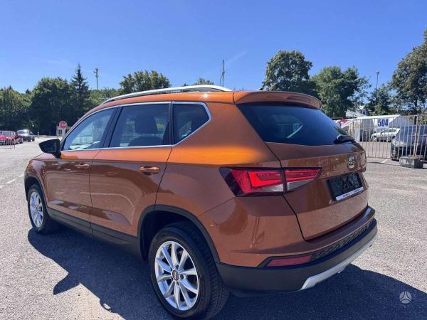 Orange SEAT Ateca 2018 in Alytus, with an engine capacity of 1.97 L and mileage of 260 thousand km for 15150 €, photo 8 on AUTOMOTO.COM.LV