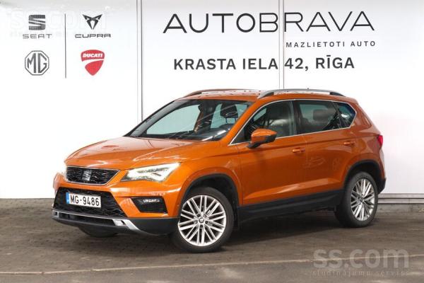 Оранжевый Сеат Ateca 2019 в Рига, объемом двигателя 1.50 л и пробегом 96 тыс. км за 17490 €, фото 1 на AUTOMOTO.COM.LV