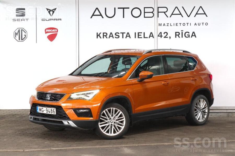 Oranžs SEAT Ateca 2019 Rīga, ar dzinēja tilpumu 1.50 L un nobraukumu 96 tūkst. km par 17490 €, foto 1 vietnē AUTOMOTO.COM.LV