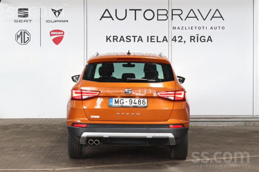 Oranžs SEAT Ateca 2019 Rīga, ar dzinēja tilpumu 1.50 L un nobraukumu 96 tūkst. km par 17490 €, foto 8 vietnē AUTOMOTO.COM.LV