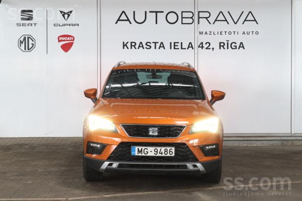 Оранжевый Сеат Ateca 2019 в Рига, объемом двигателя 1.50 л и пробегом 96 тыс. км за 17490 €, фото 2 на AUTOMOTO.COM.LV