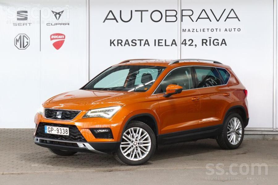 Oranžs SEAT Ateca 2019 Rīga, ar dzinēja tilpumu 2.00 L un nobraukumu 80 tūkst. km par 19990 €, foto 1 vietnē AUTOMOTO.COM.LV