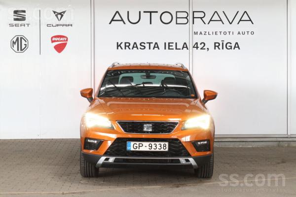 Orange SEAT Ateca 2019 in Riga, with an engine capacity of 2.00 L and mileage of 80 thousand km for 19990 €, photo 3 on AUTOMOTO.COM.LV