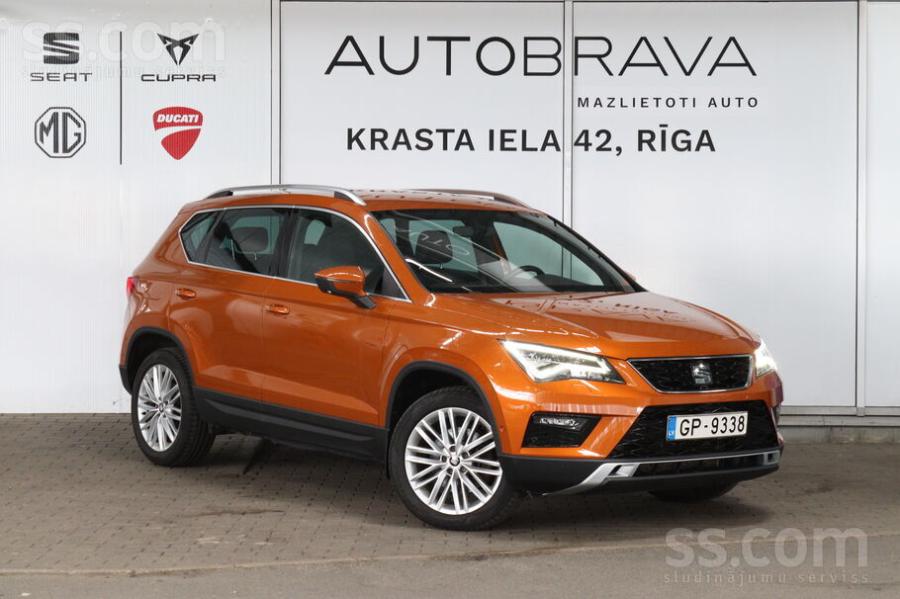 Oranžs SEAT Ateca 2019 Rīga, ar dzinēja tilpumu 2.00 L un nobraukumu 80 tūkst. km par 19990 €, foto 4 vietnē AUTOMOTO.COM.LV