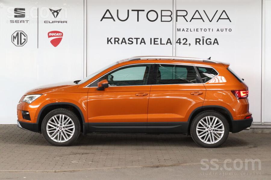 Oranžs SEAT Ateca 2019 Rīga, ar dzinēja tilpumu 2.00 L un nobraukumu 80 tūkst. km par 19990 €, foto 5 vietnē AUTOMOTO.COM.LV