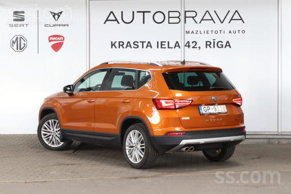 Orange SEAT Ateca 2019 in Riga, with an engine capacity of 2.00 L and mileage of 80 thousand km for 19990 €, photo 9 on AUTOMOTO.COM.LV