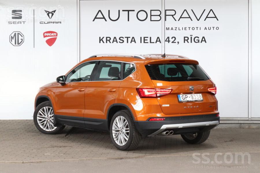 Oranžs SEAT Ateca 2019 Rīga, ar dzinēja tilpumu 2.00 L un nobraukumu 80 tūkst. km par 19990 €, foto 9 vietnē AUTOMOTO.COM.LV