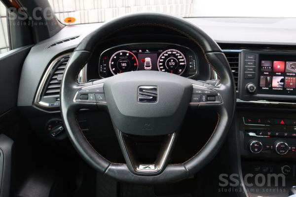 Orange SEAT Ateca 2019 in Riga, with an engine capacity of 2.00 L and mileage of 80 thousand km for 19990 €, photo 11 on AUTOMOTO.COM.LV