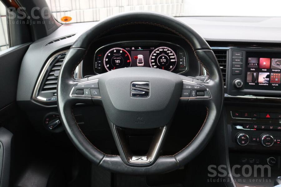 Oranžs SEAT Ateca 2019 Rīga, ar dzinēja tilpumu 2.00 L un nobraukumu 80 tūkst. km par 19990 €, foto 11 vietnē AUTOMOTO.COM.LV