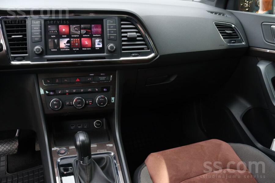 Oranžs SEAT Ateca 2019 Rīga, ar dzinēja tilpumu 2.00 L un nobraukumu 80 tūkst. km par 19990 €, foto 13 vietnē AUTOMOTO.COM.LV