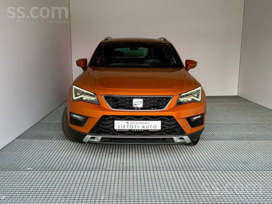 Orange SEAT Ateca 2020 in Riga, with an engine capacity of 1.50 L and mileage of 134 thousand km for 16990 €, photo 2 on AUTOMOTO.COM.LV