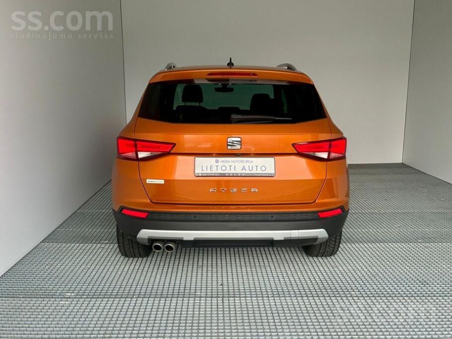Orange SEAT Ateca 2020 in Riga, with an engine capacity of 1.50 L and mileage of 134 thousand km for 16990 €, photo 4 on AUTOMOTO.COM.LV
