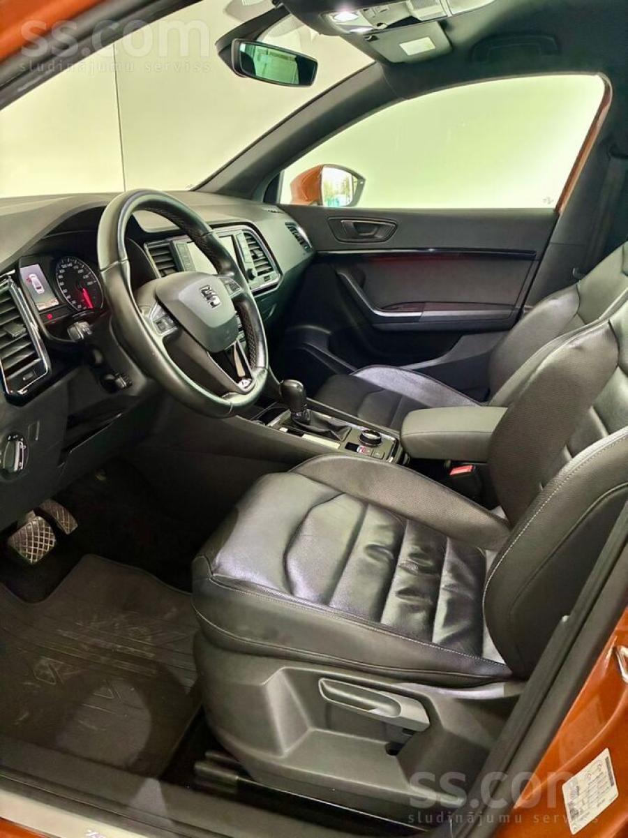 Orange SEAT Ateca 2020 in Riga, with an engine capacity of 1.50 L and mileage of 134 thousand km for 16990 €, photo 7 on AUTOMOTO.COM.LV