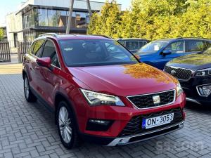 Red SEAT Ateca 2018 in Riga, with an engine capacity of 1.40 L and mileage of 202 thousand km for 13800 €, photo 3 on AUTOMOTO.COM.LV