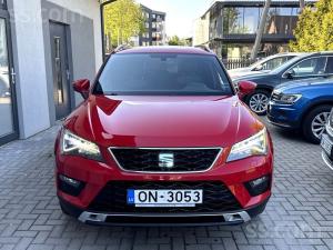 Red SEAT Ateca 2018 in Riga, with an engine capacity of 1.40 L and mileage of 202 thousand km for 13800 €, photo 7 on AUTOMOTO.COM.LV
