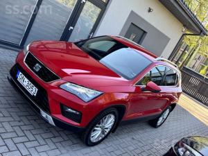 Red SEAT Ateca 2018 in Riga, with an engine capacity of 1.40 L and mileage of 202 thousand km for 13800 €, photo 8 on AUTOMOTO.COM.LV