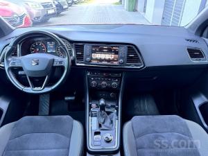 Red SEAT Ateca 2018 in Riga, with an engine capacity of 1.40 L and mileage of 202 thousand km for 13800 €, photo 13 on AUTOMOTO.COM.LV